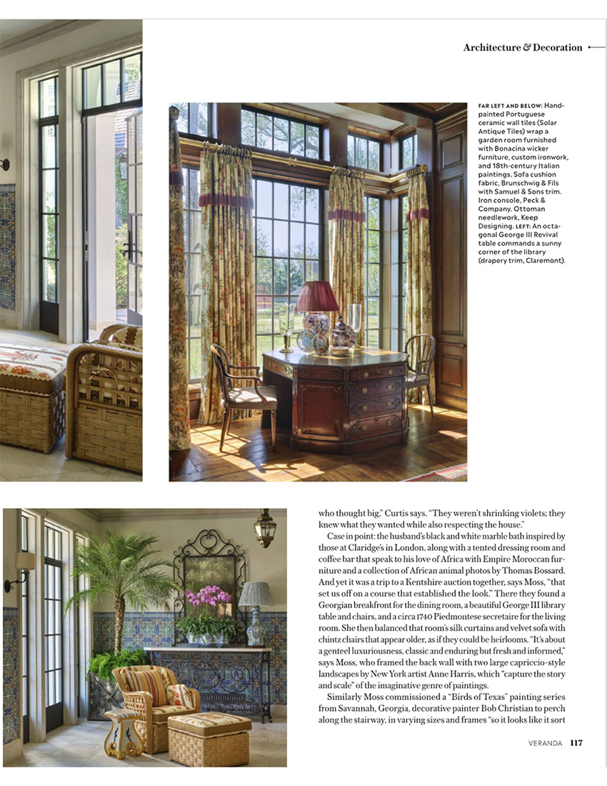 To Texas With Gusto in Veranda - Charlotte Moss